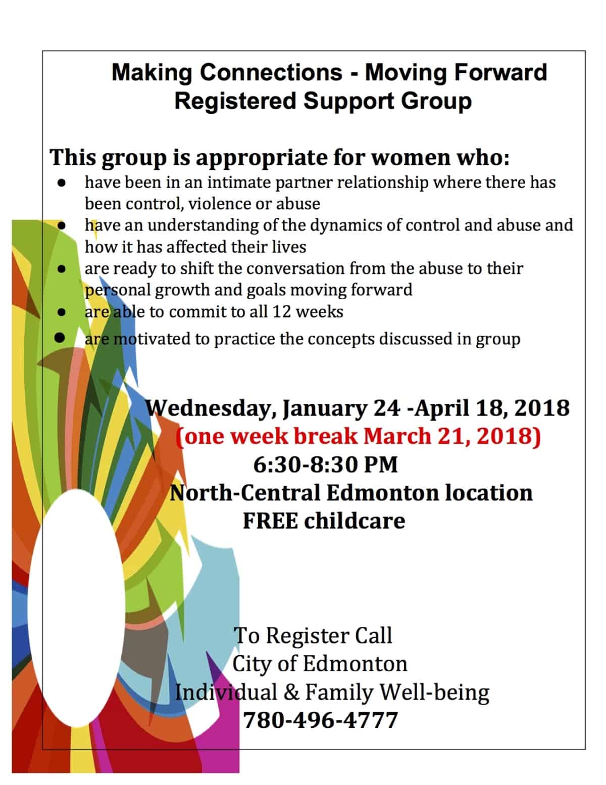 Making Connections - Moving Forward Registered Support Group ...
